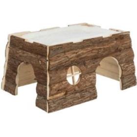ΣΠΙΤΙ ΞΥΛΙΝΟ TRIXIE ΓΙΑ ΚΟΥΝΕΛΙΑ ΟΡΘΟΓΩΝΙΟ 40X20X23CM | Emporama